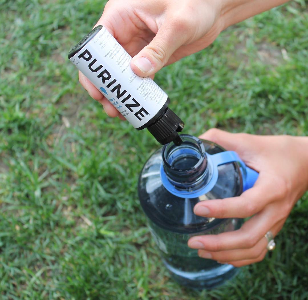 100% Natural Water Purification Treatment Drops - PURINIZE