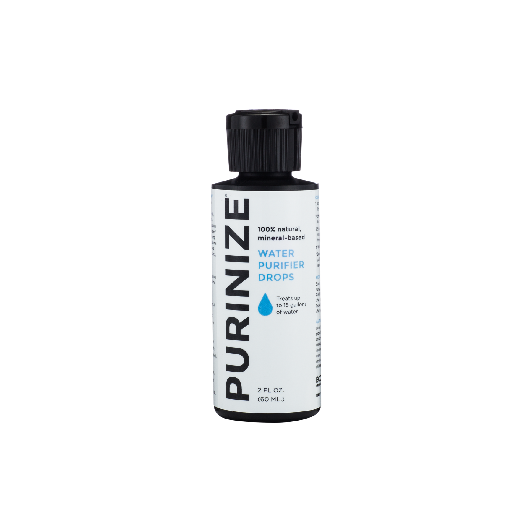 100% Natural Water Purification Treatment Drops - Purinize